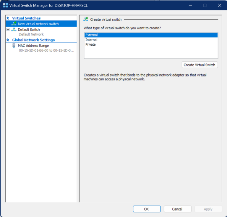 WSL2에서 Network Bridge 기능 사용 – ahnbk.dev