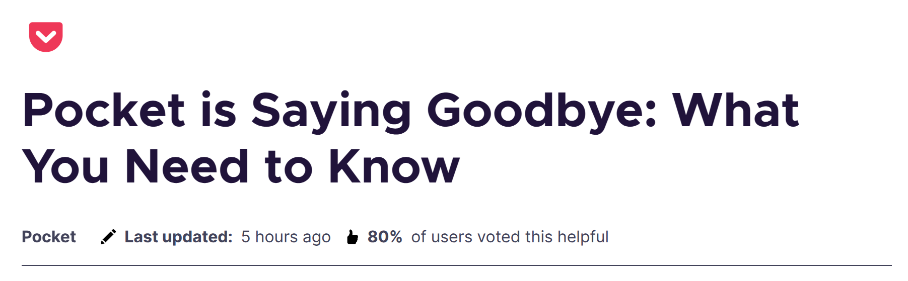 Pocket 서비스 종료 및 대안 서비스 – Readwise Reader – ahnbk.dev